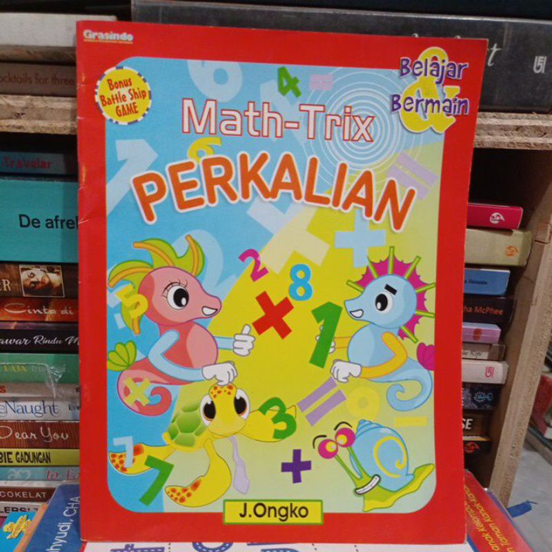 Jual Math-Trix Perkalian by J. Ongko | Shopee Indonesia