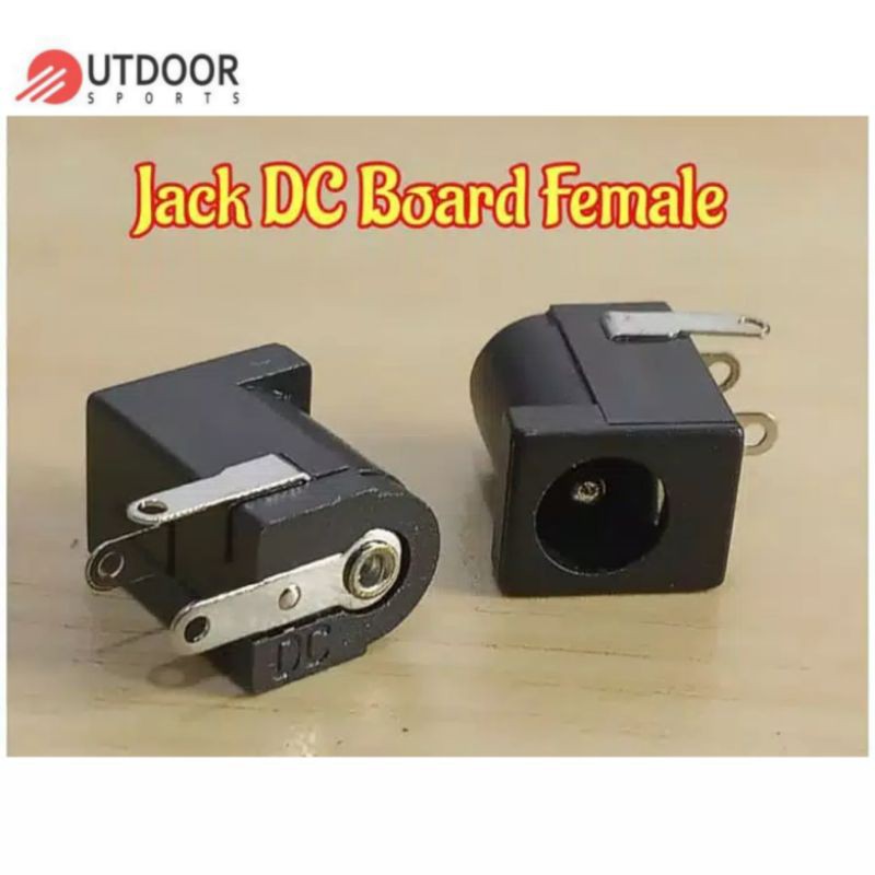 Jual Soket DC 5.5x2.1mm Female Mount DIP PCB Power Socket Plug In Jack ...