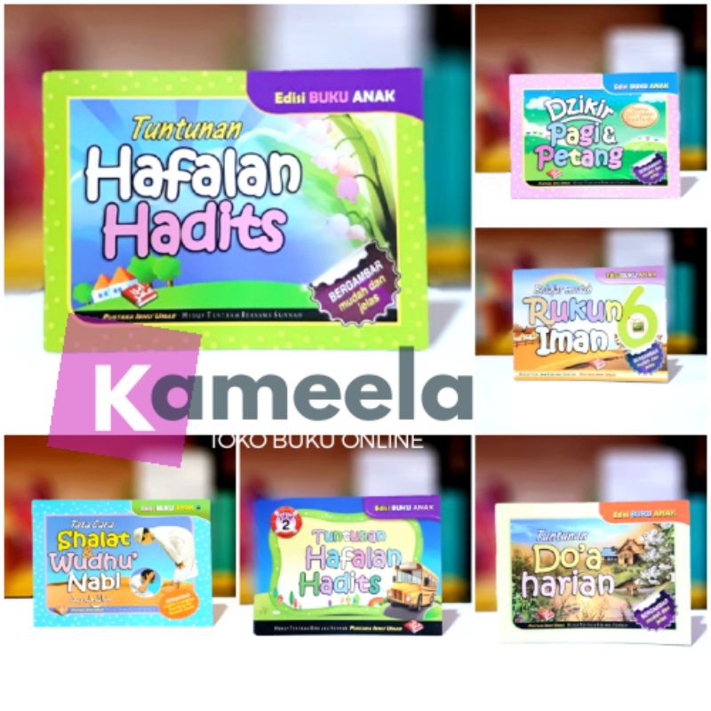 Jual buku saku anak hafalan hadis. rukun iman,dzikirpagi petang ...