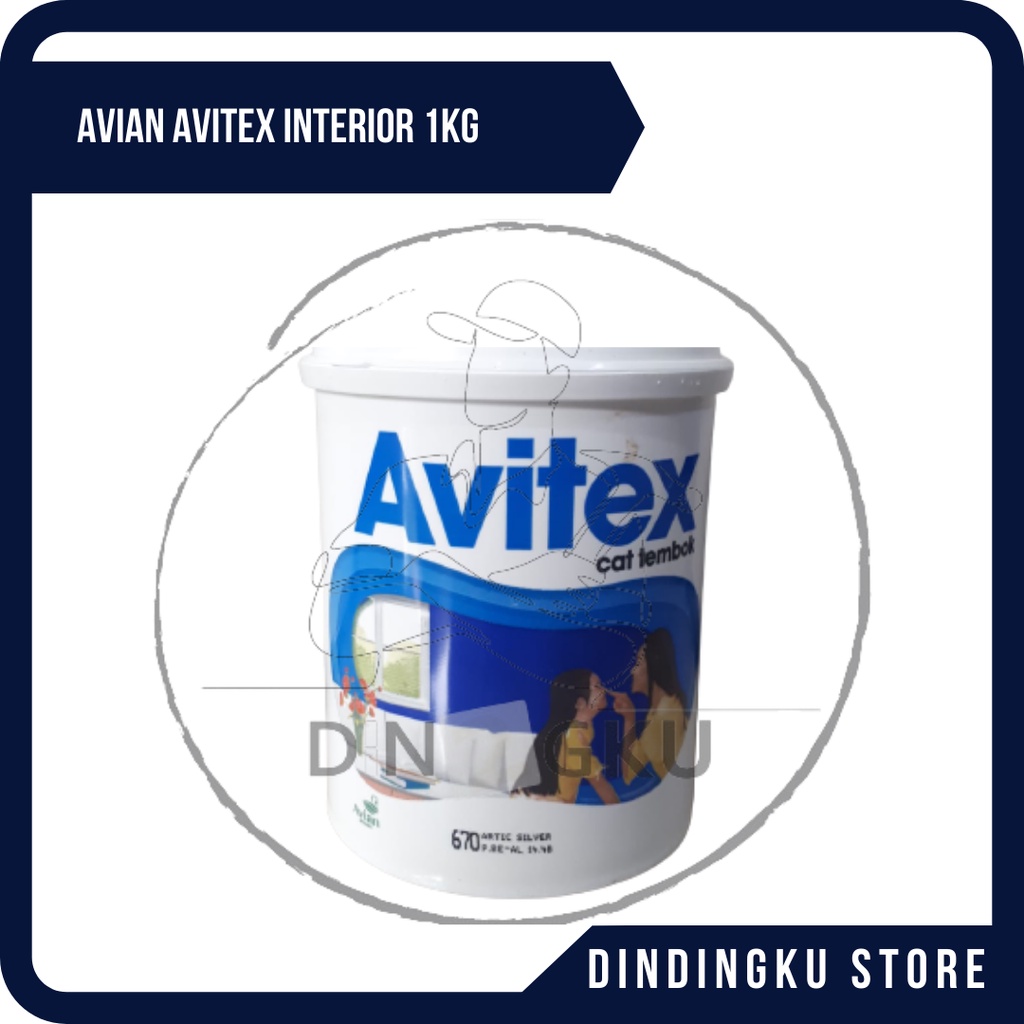Jual Avian Avitex Emulsion Cat Tembok Interior 1Kg | Shopee Indonesia