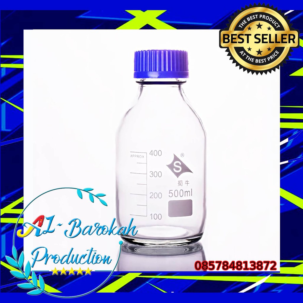 Jual Botol Sampel Bening 500 ml RRC | Shopee Indonesia
