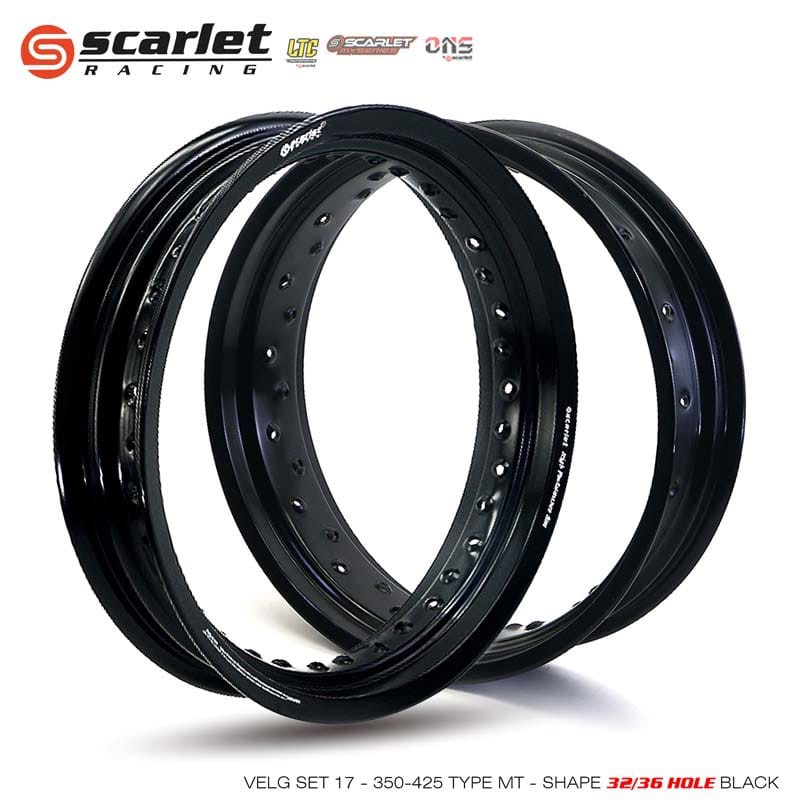 Jual Velg Supermoto Scarlet MT 350/17 - 300/17 Hole 36 Bukan TK Champ ...