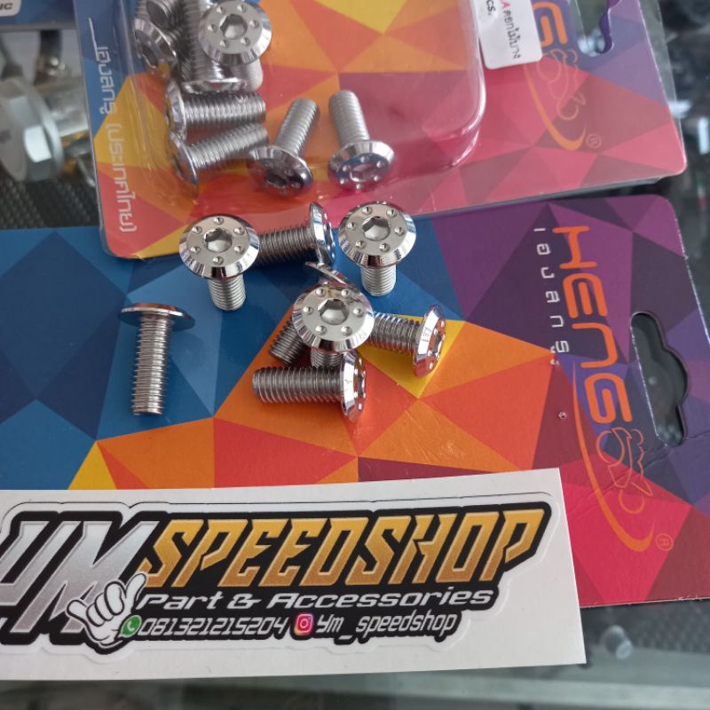 Jual baut baud disc piringan cakram stenliss model bintik harga satuan | Shopee Indonesia