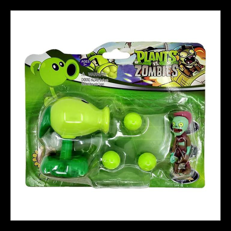 Jual Stok Baru! Deluxe Action Figure Plants Vs Zombies Mainan Bisa ...