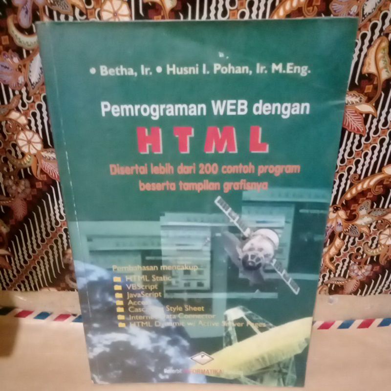 Jual PEMROGRAMAN WEB DENGAN HTML Disertai lebih dari 200 contoh program ...