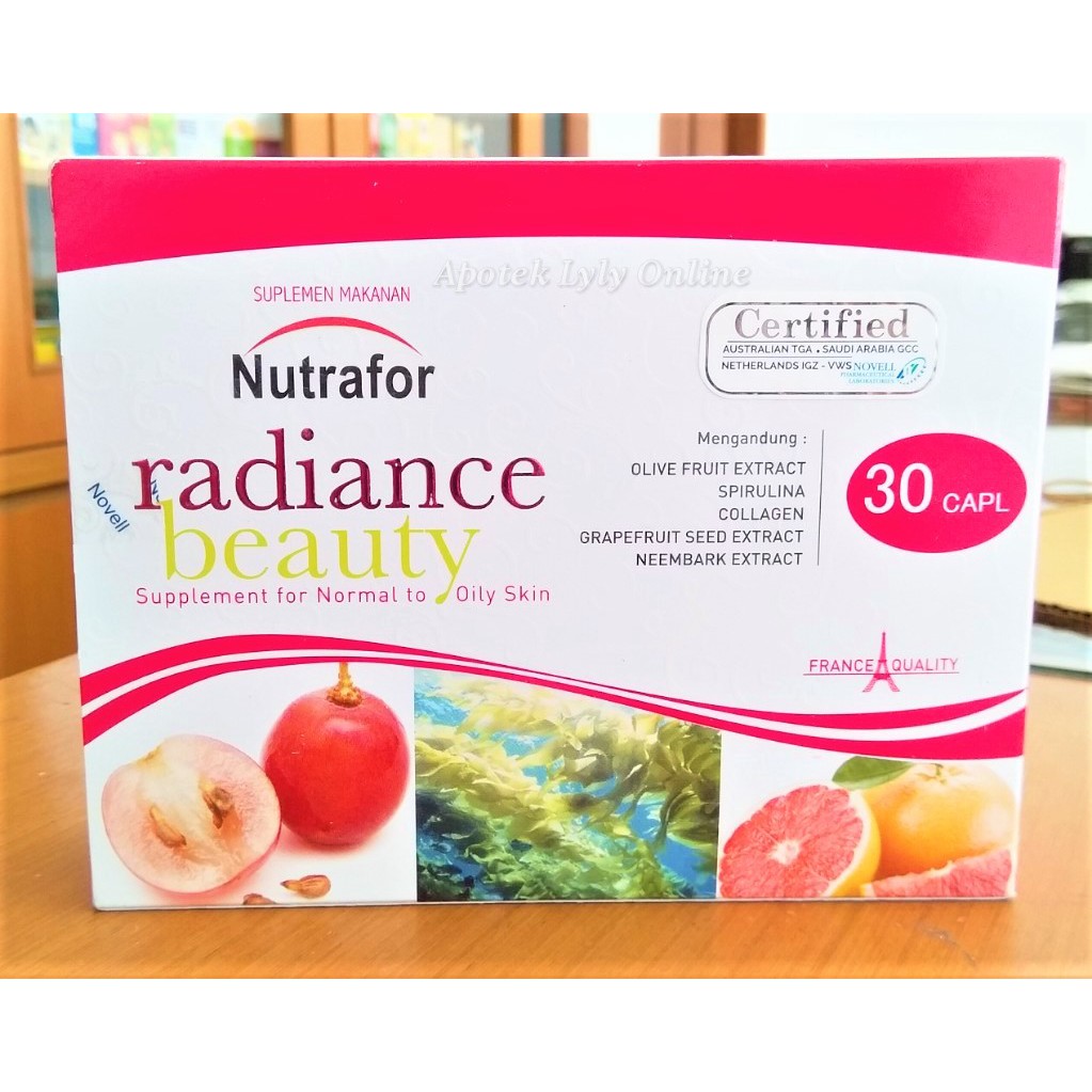 Jual Nutrafor Radiance Beauty 30 Kapsul Original | Shopee Indonesia