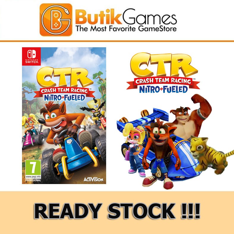 Jual CTR Crash Team Racing Nitro Fueled Nintendo Switch GameSwitch ...