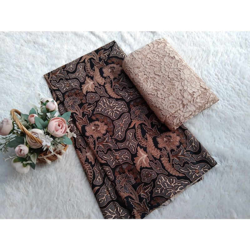 Jual kain batik jarik kebaya bridesmaid kondangan manten bahan mix ...