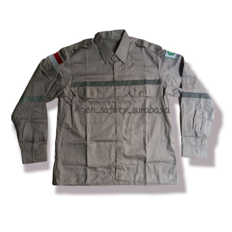 Jual baju seragam setelan cream proyek bengkel katelpak wearepack ...