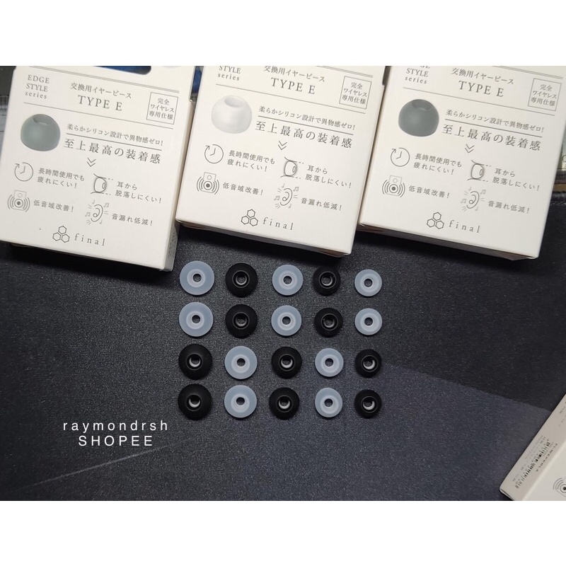 Jual FINAL Audio Type E eartips TWS Eartip JAPAN true wireless Audio ...