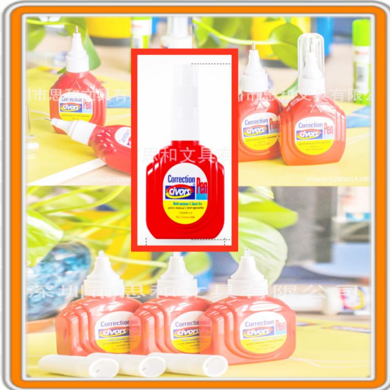 Jual Tip Ex/Tipe X Cair/Civors Tip Ex 01 Correction Pen / Alat tulis No ...