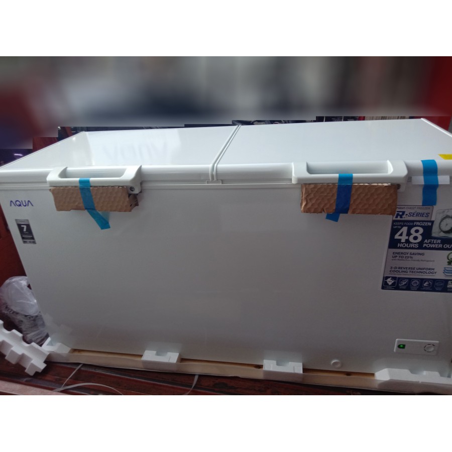 Jual Box Chest Freezer 550 Liter / 500 Liter Besar Aqua AQF500 | Shopee ...