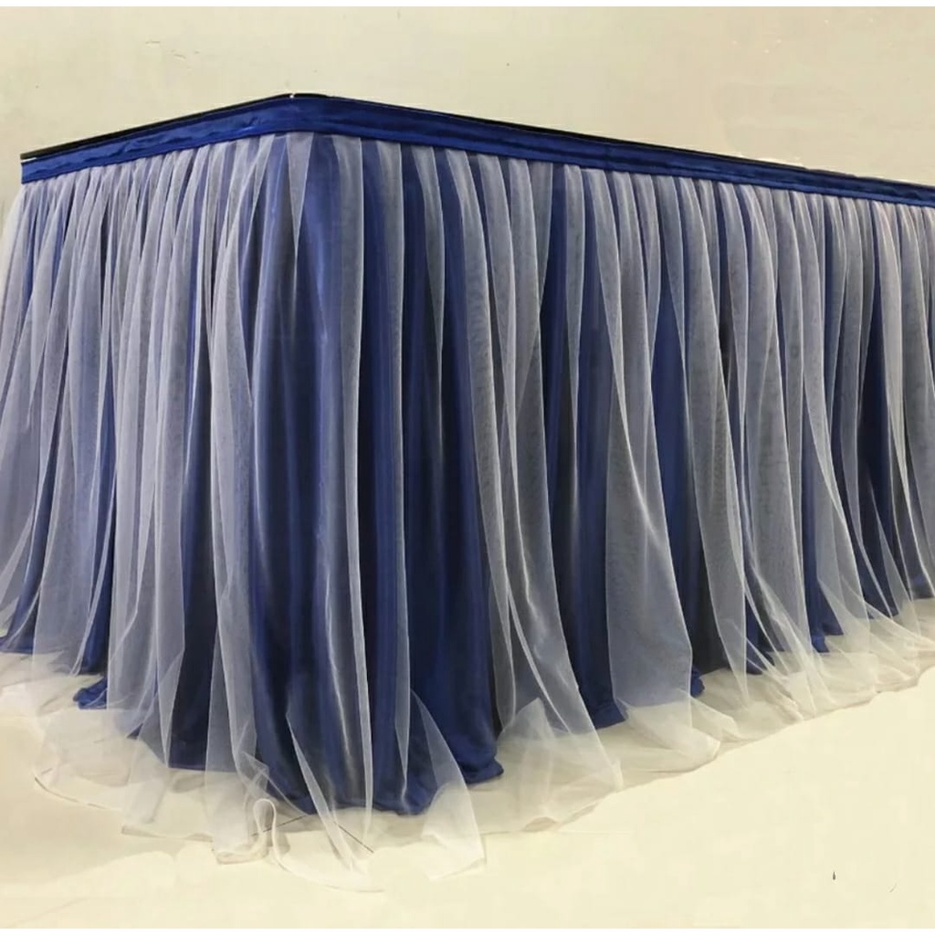 Jual DEKORASI MEJA/ROK MEJA KAHATEX LAPIS TILE TINGGI 75CM X PANJANG ...