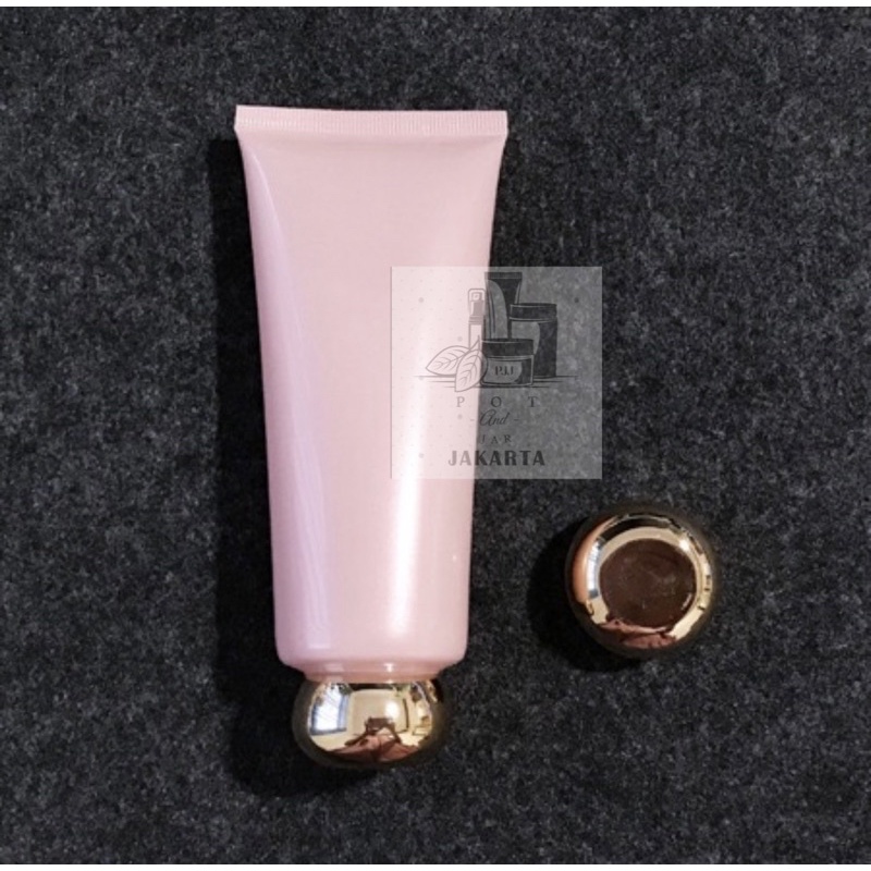 Jual 60ml/100ml Botol Soft Tube lotion/botol kilap Pink/botol skincare ...