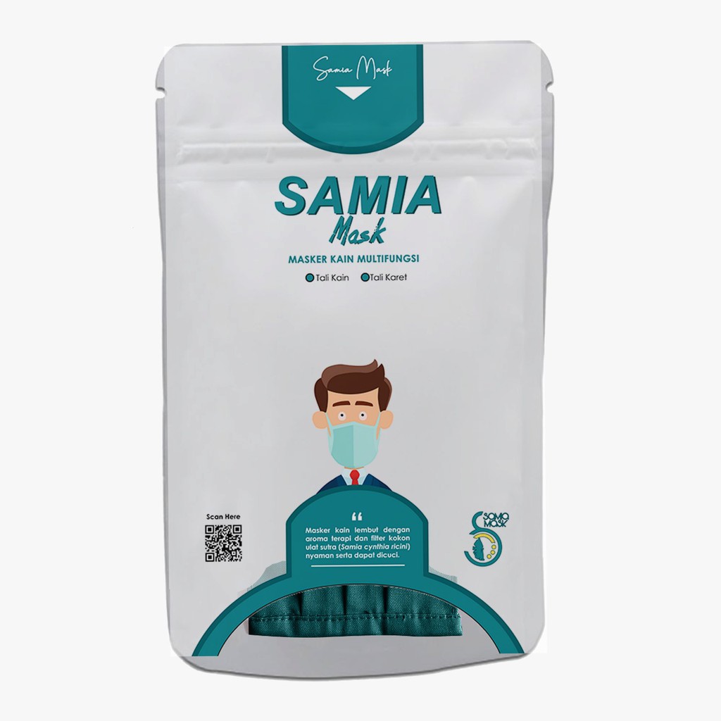 Jual (SAMIA MASK) DESIGN TIPE B POLOS BARU | Shopee Indonesia