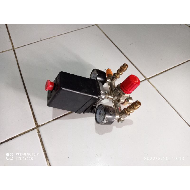 Jual Otomatis Kompresor Set & Kran & Safety Valve & Regulator ...