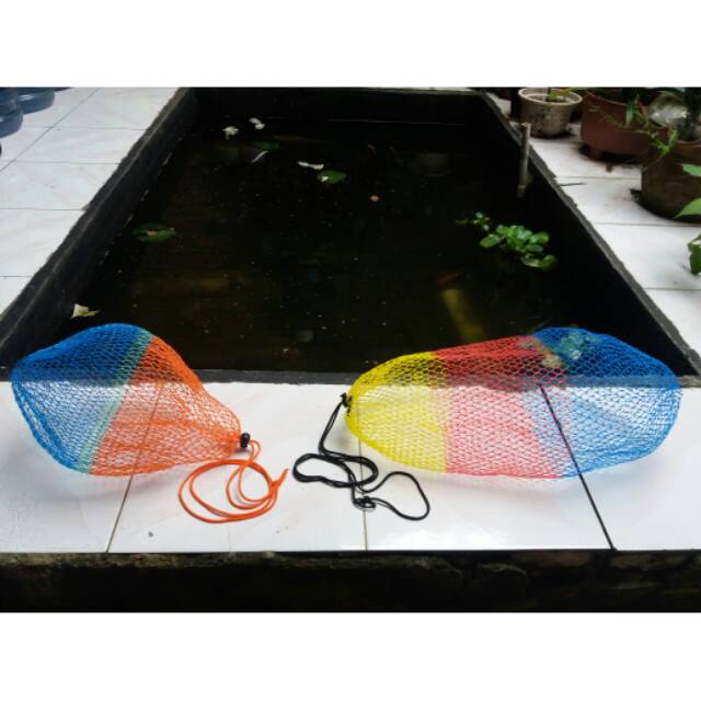 Jual Korang Koja Waring Kepis Bundar Wadah tempat ikan Bahan Nilon ...