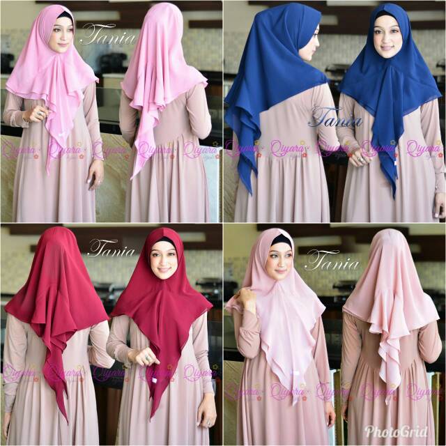 Jual Mini khimar Tania ori Qiyara | Shopee Indonesia