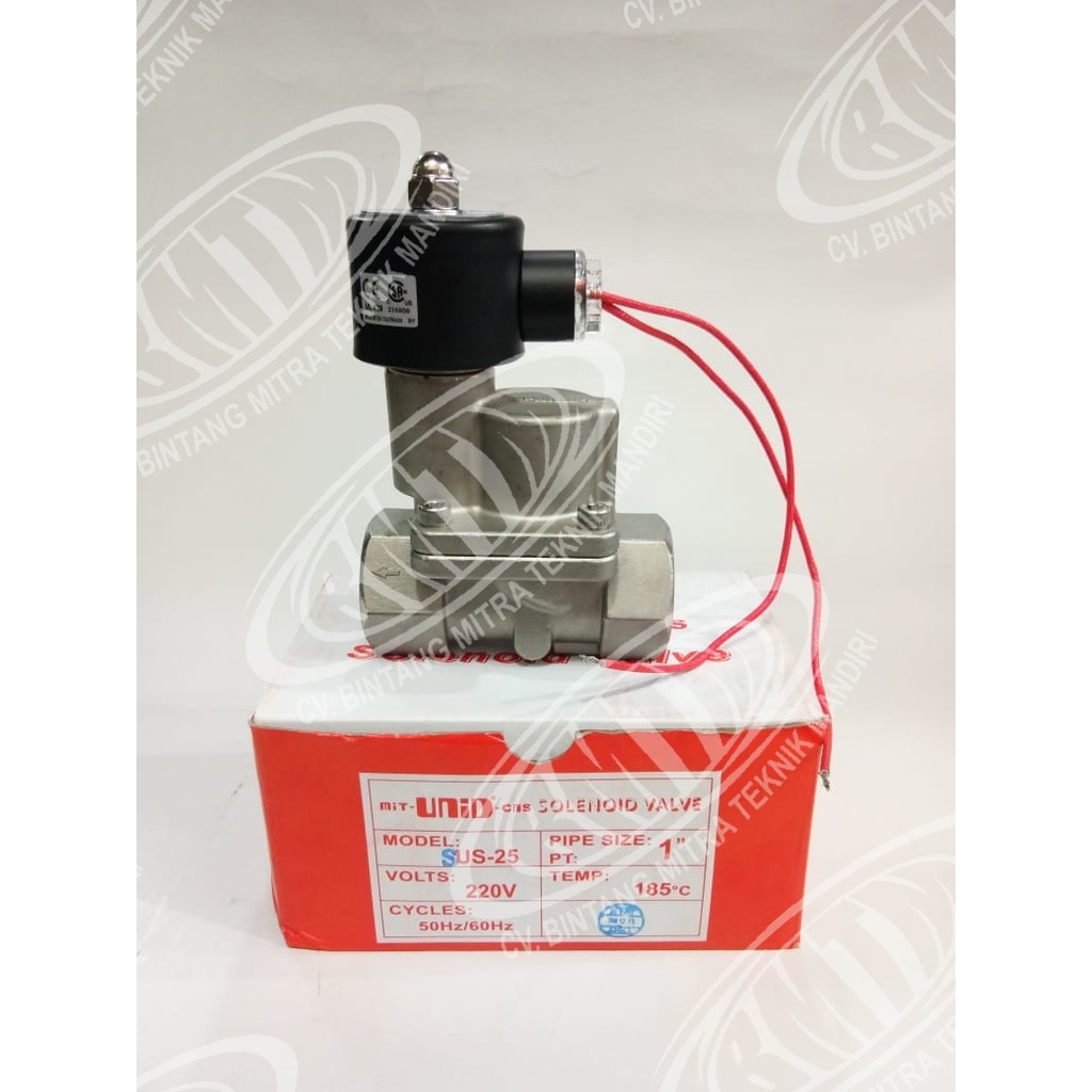 Jual SOLENOID VALVE UNI-D STAINLESS SUS-50 AC220V NORMALLY CLOSED 2 ...