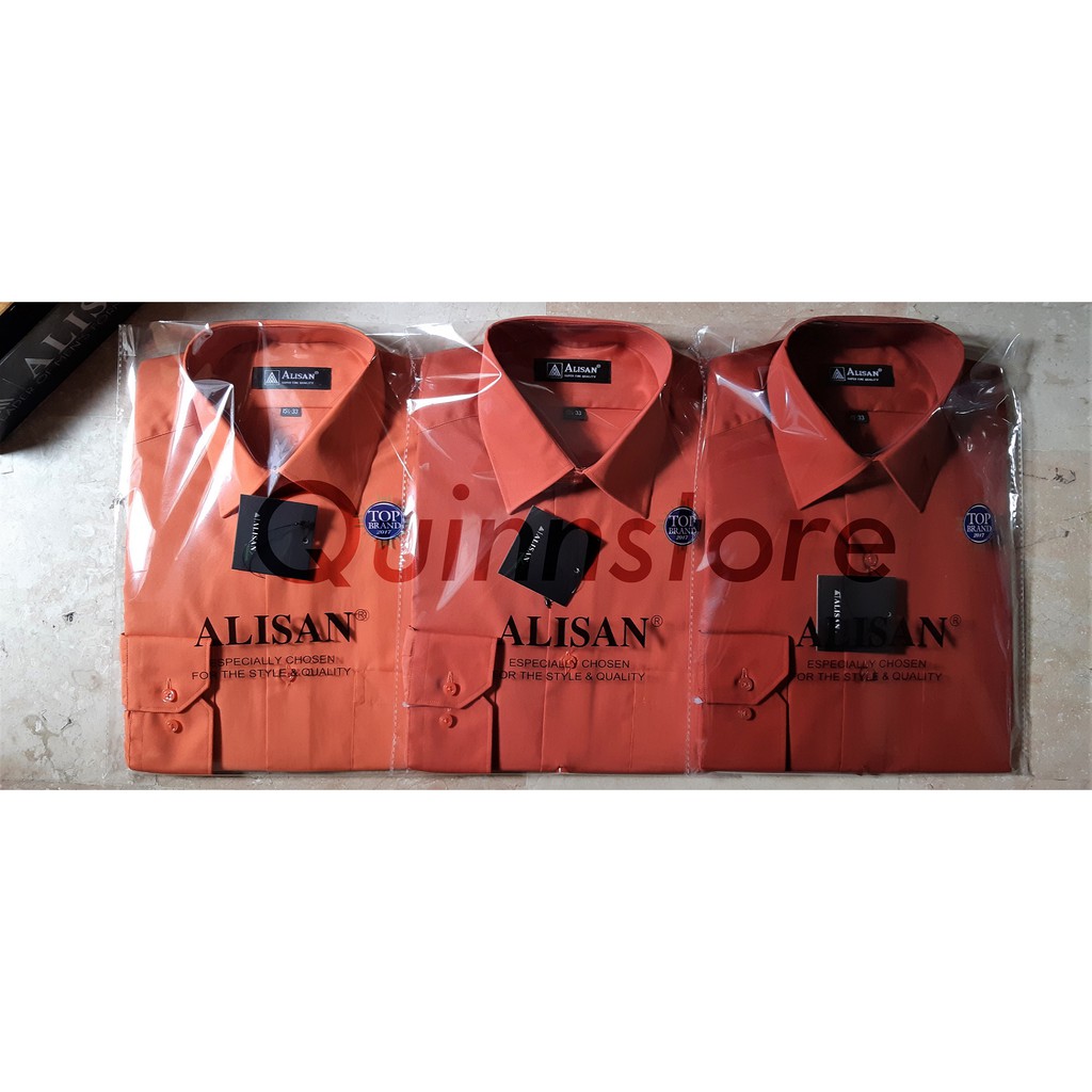 Jual ALISAN Original Kemeja Polos Lengan Panjang - REGULER - Varian ...