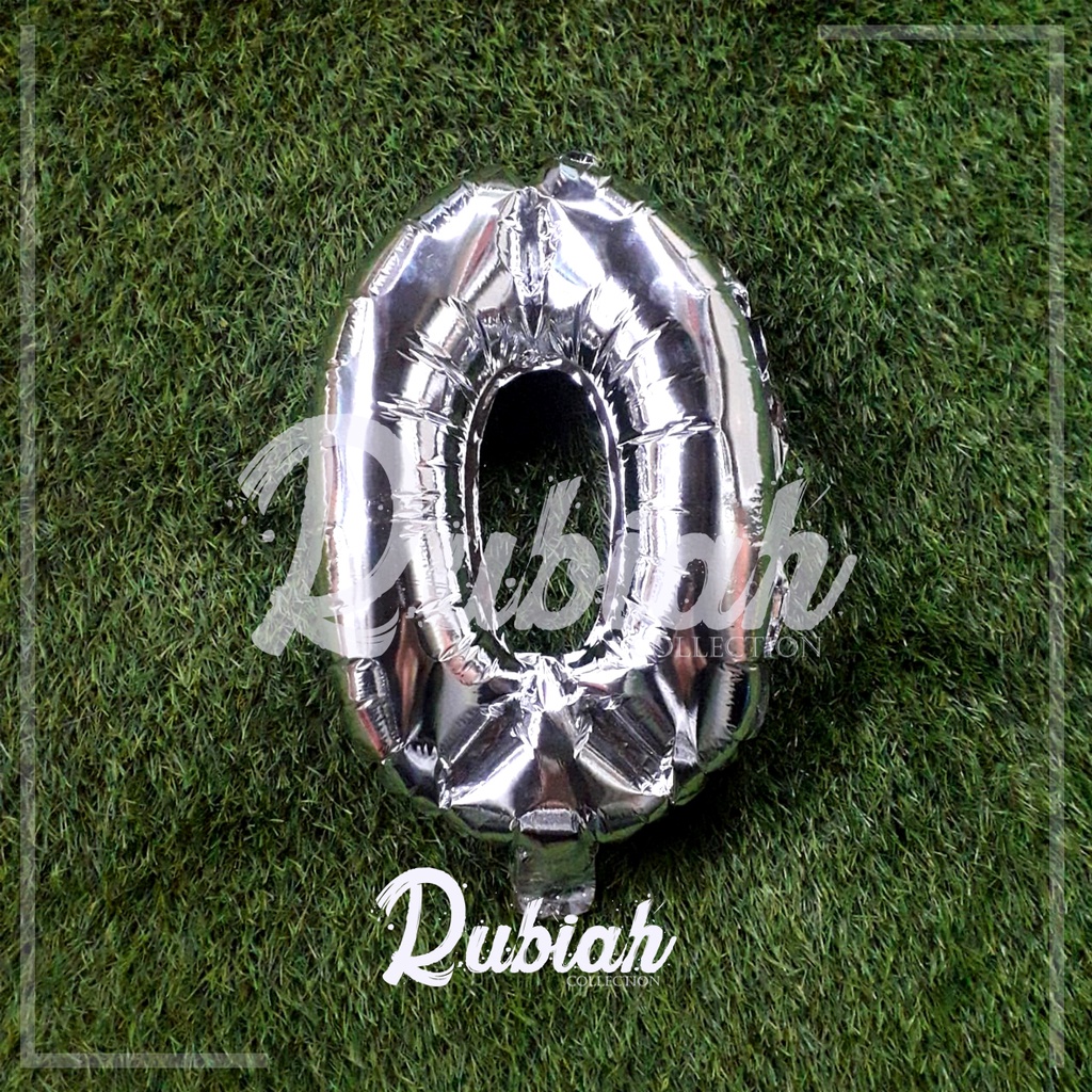Jual Balon Angka 40 cm Silver | Shopee Indonesia