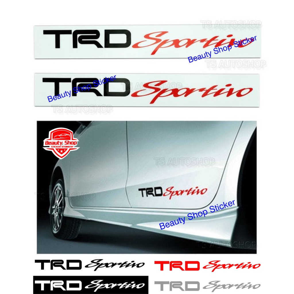 Jual sticker trd sportivo stiker trd sportivo kombinasi / polos ...
