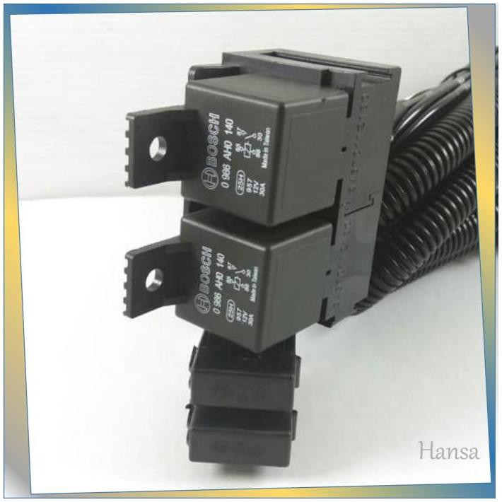Jual Kabel Relay Set Lampu/ Head Lamp H4 Bosch 2 Relay A9F | Shopee ...