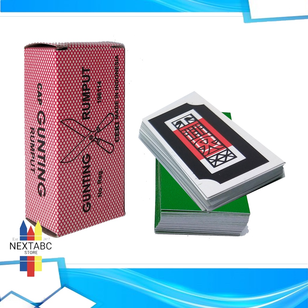 Jual Kartu Ceki Cap Gunting Rumput | Lentrek Per Pack Kecil | Shopee ...