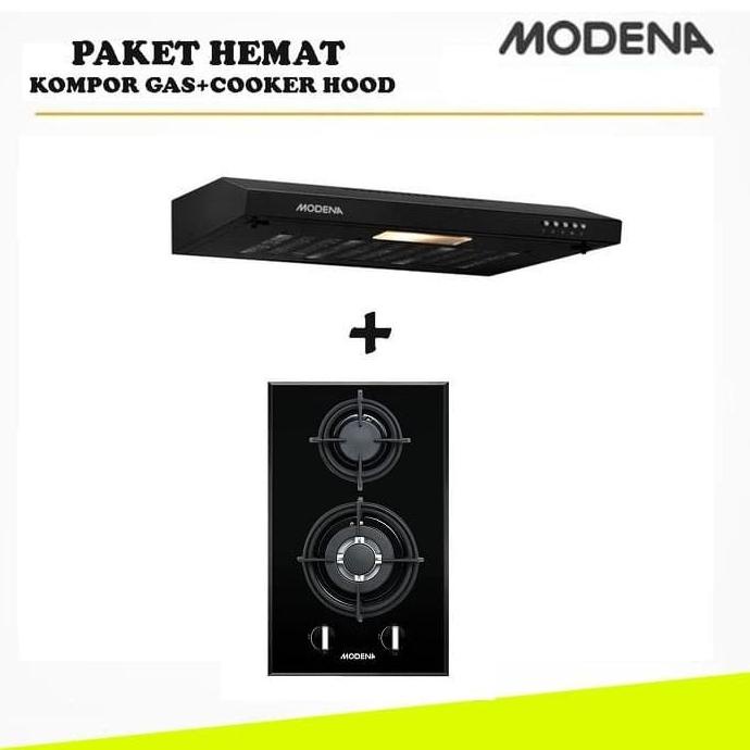 Jual KOMPOR MODENA BH 1325 + COOKER HOOD MODENA PX 6001 Lc | Shopee Indonesia
