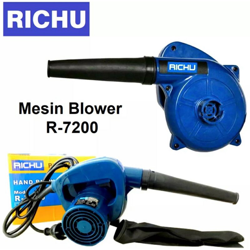 Jual Mesin Blower Tangan Richu Hand Blower R-7200 Blower Angin Mesin ...