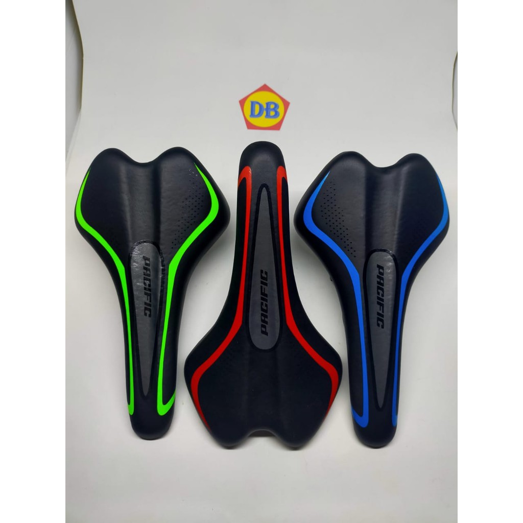 Jual Sadel pacific semi gel hitam sepeda MTB BMX federal lipat fixie ...