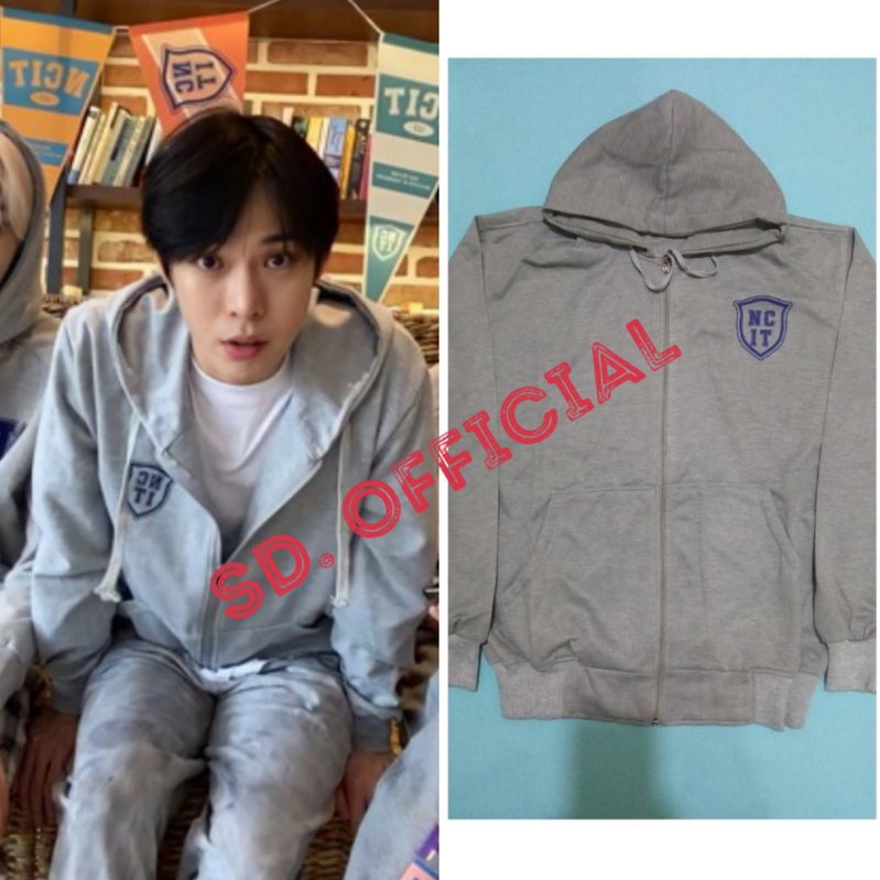 Jual Jaket Zipper NCT 127 Doyoung Logo NCIT Dada Kiri DTF Print ...