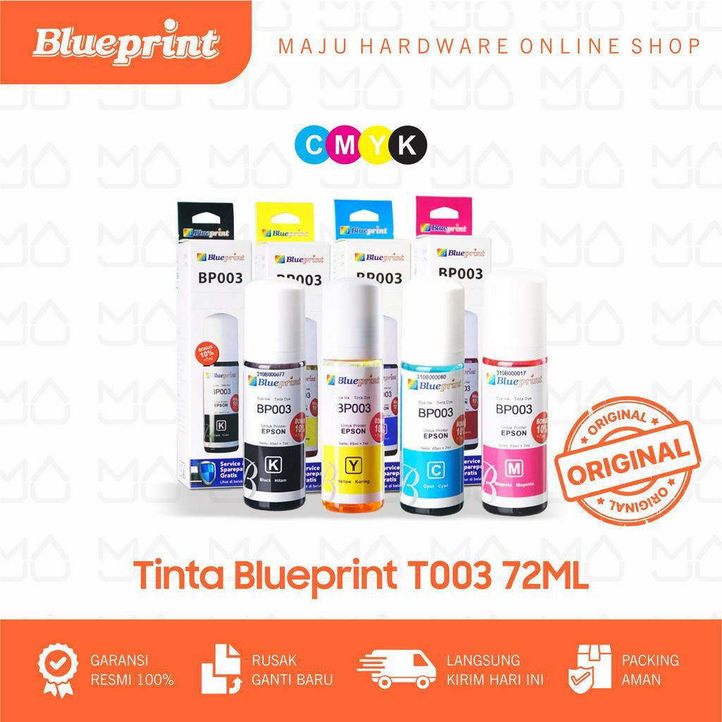 Jual Tinta Blueprint for Printer Epson L3110 L1110 BP003 - T003 72 ml ...