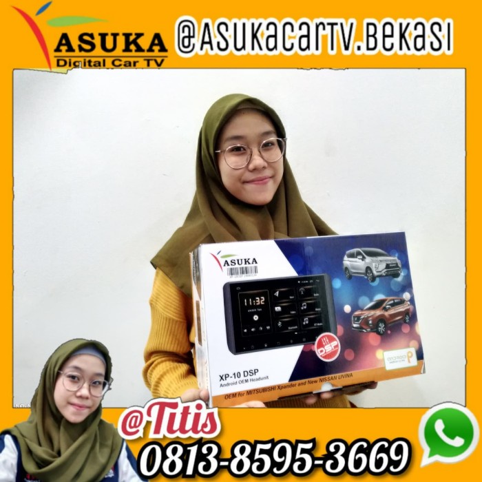 Jual TV MOBIL ASUKA XP10 DSP XPANDER NEWLIVINA | Shopee Indonesia