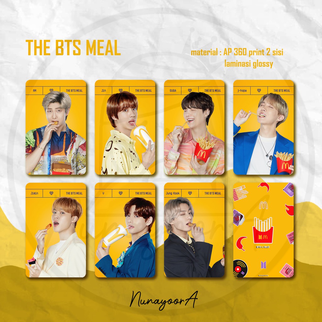 Jual PHOTOCARD Bangtan THE Bangtan MEAL | Shopee Indonesia