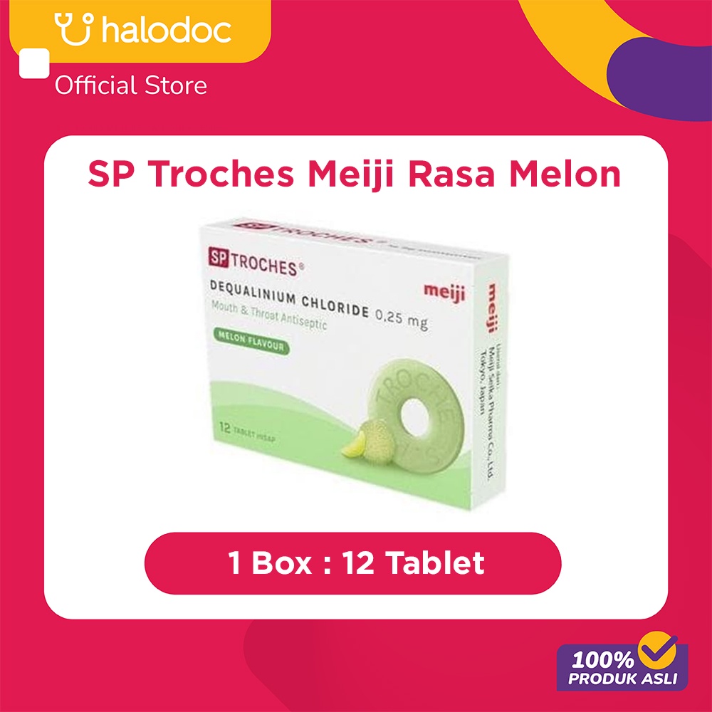 Jual SP Troches Meiji Rasa Melon 12 Tablet | Shopee Indonesia