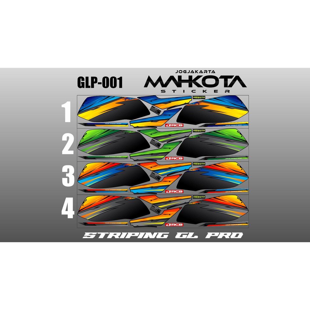 Jual Striping gl pro striping gl max variasi custom bahan lentur mudah ...