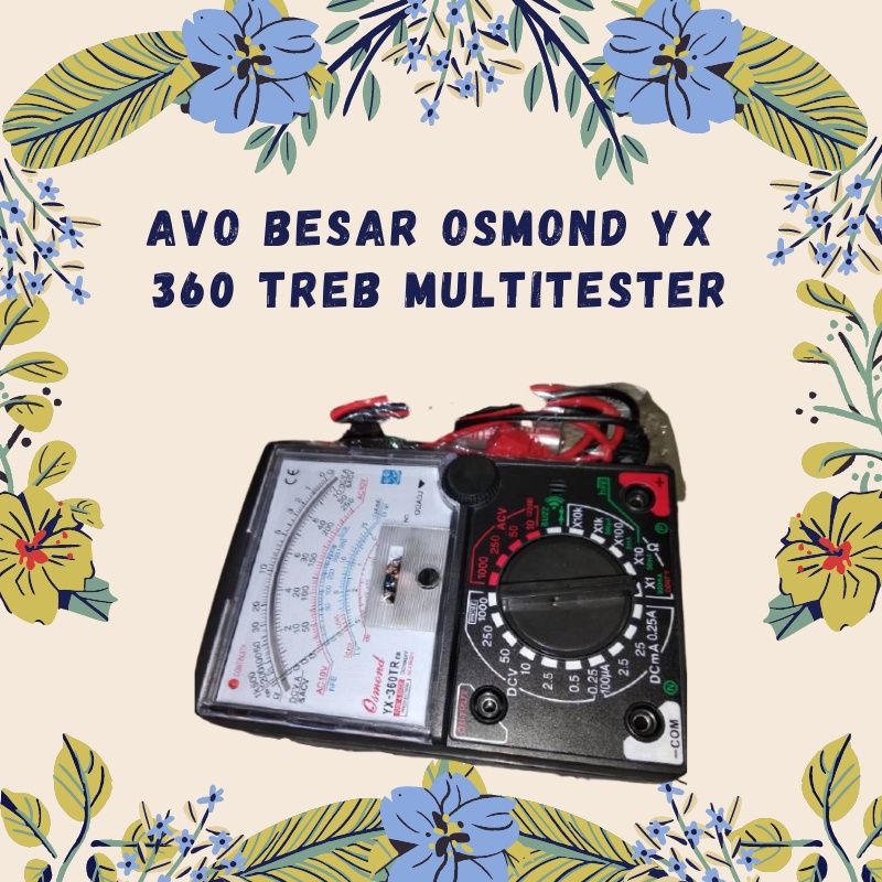 Jual Avo Besar Osmond YX 360 TREB Multitesteralat ukur listrik avo ...