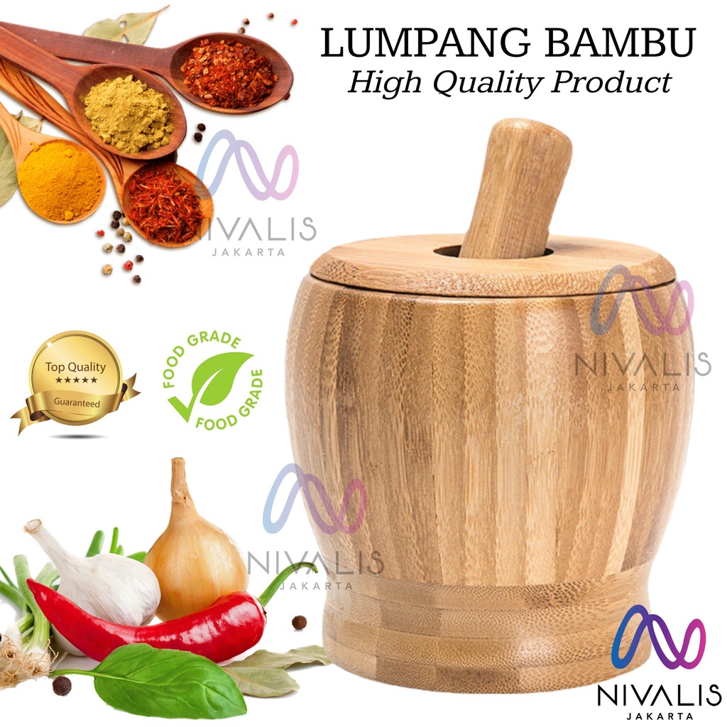 Jual LUMPANG BUMBU SET ALU DAN PENUTUP / ULEKAN KAYU BUMBU TUMBUKAN ...