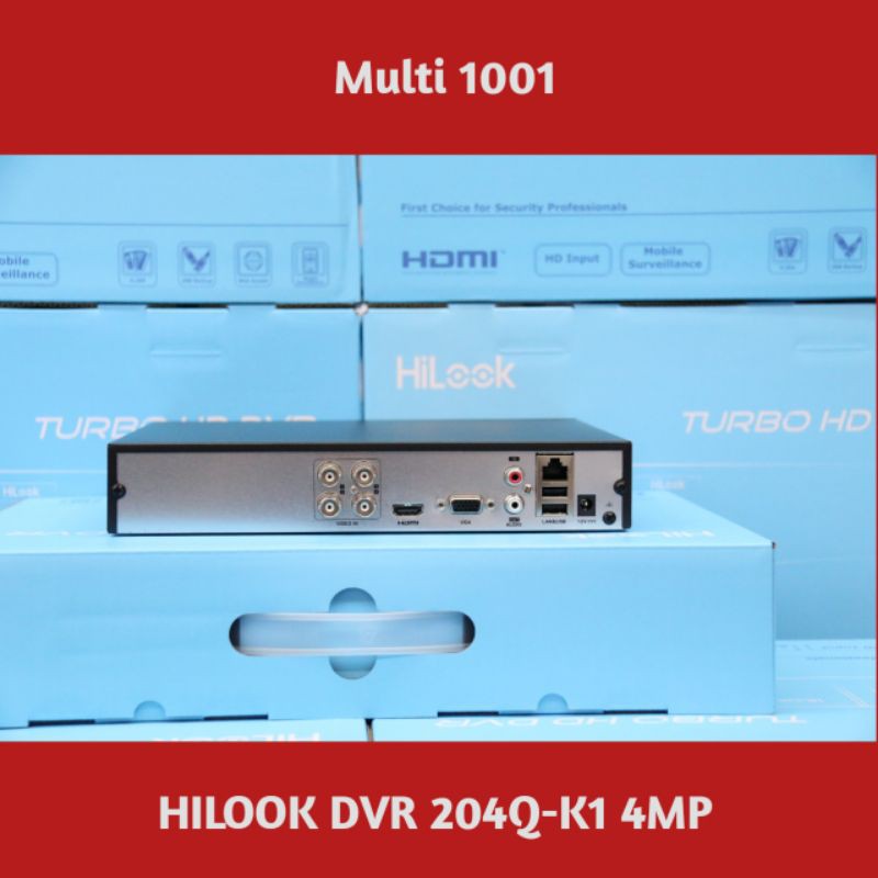 Jual DVR HILOOK 4 CHANNEL 4MP 204Q-M1 5in1 Original Hilook | Shopee ...