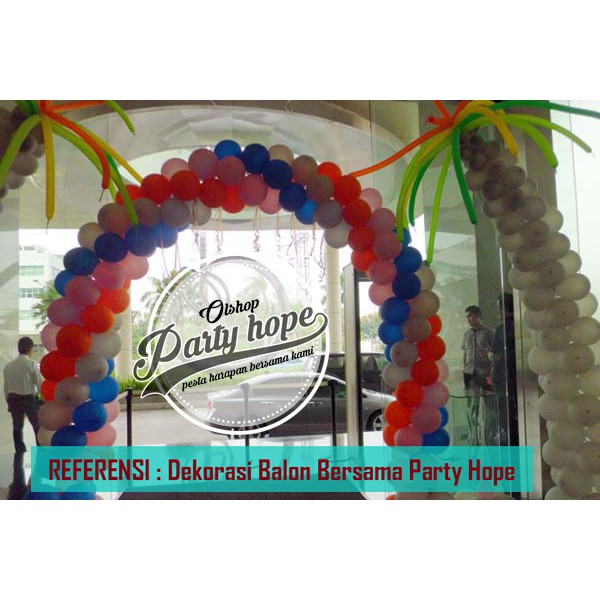 Jual balon latex / balon metalic / balon warna putih / balon putih ...