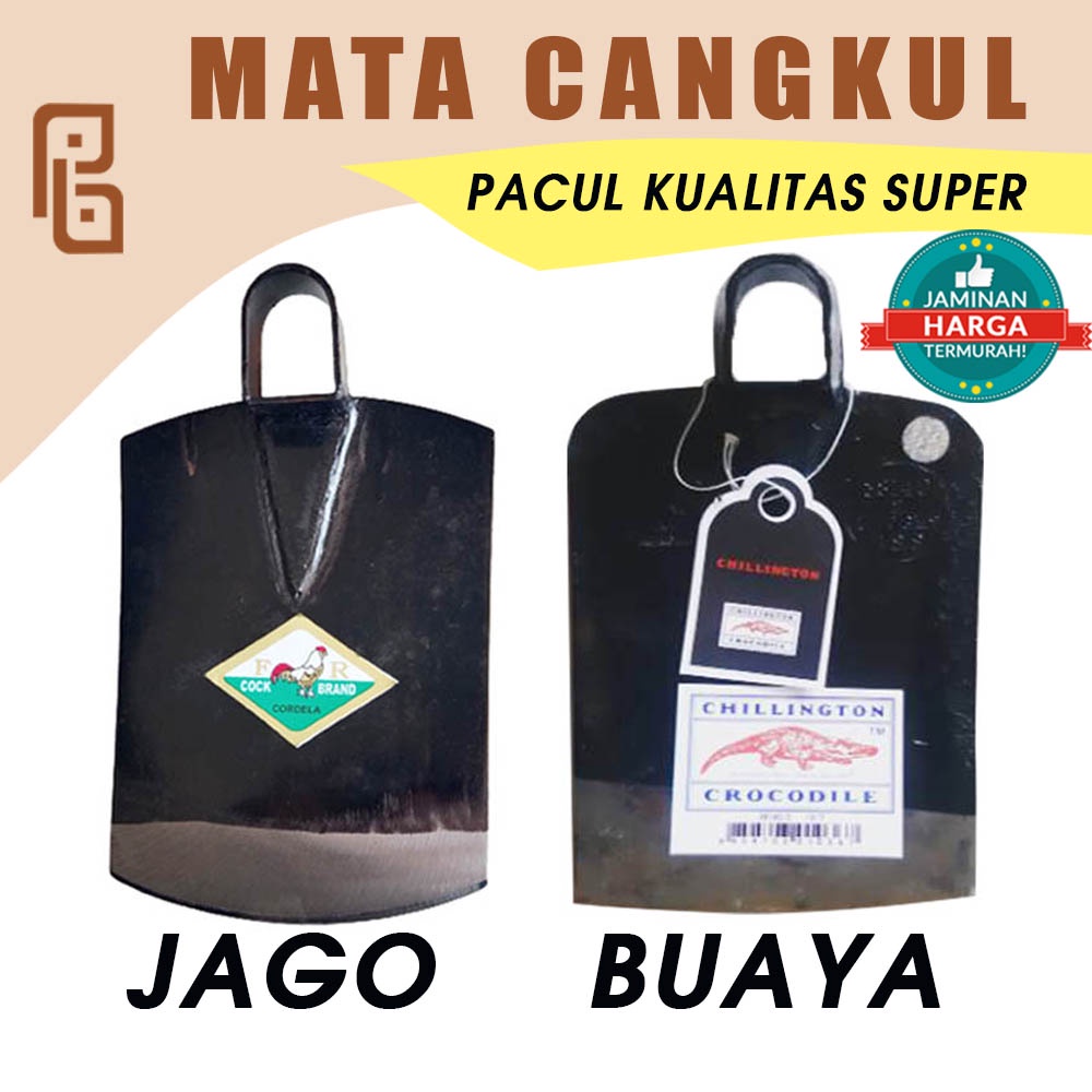 Jual Mata Pacul Cap Ayam Jago dan Buaya Crocodile Chillington Cangkul ...