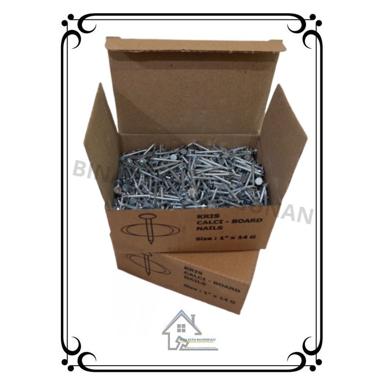 Jual Paku Iwi Grc 1" Inch / Paku Kalsiboard/ CALCIBOARD NAILS 1 KTK ...