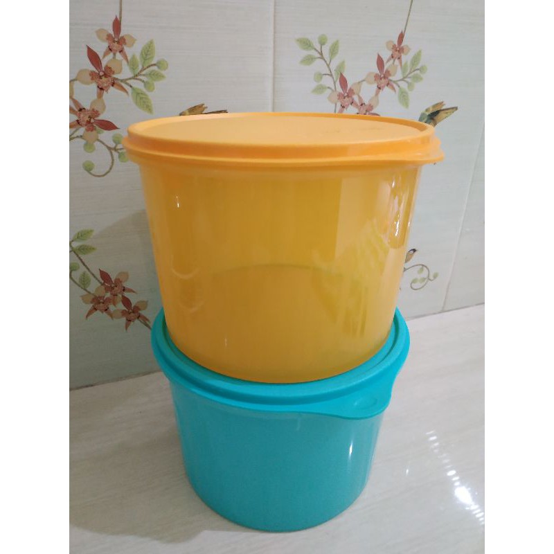 Jual Tupperware Round Container 2,4 L ( 2 Pcs ) | Shopee Indonesia