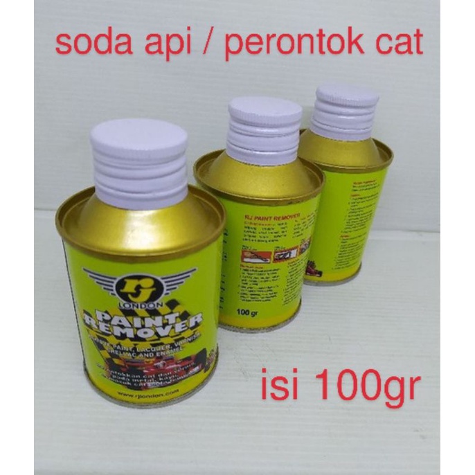 Jual soda api perontok cat merek RJ London 100gr | Shopee Indonesia