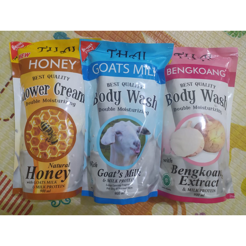 Jual THAI Body Wash / Sabun Mandi Cair 900ml + 100ml (Nett 1000 mili ...