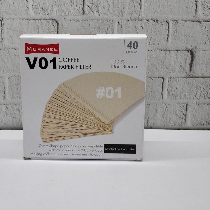 Jual Muranee Paper Filter V01 Flat Bottom Coffee Kertas Filter Kopi 101 ...