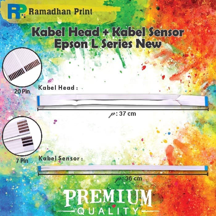 Jual Kabel Head Dan Kabel Sensor Epson L110 L210 L220 L300 L310 L360 ...