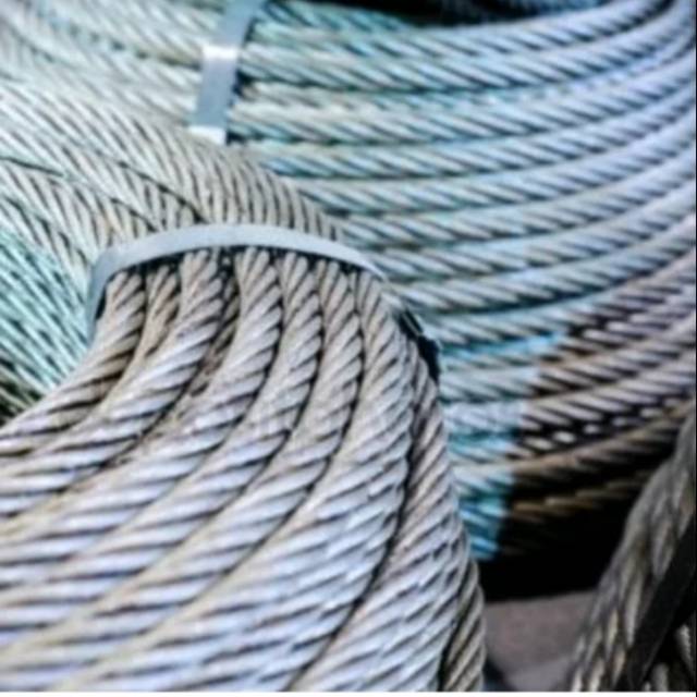Jual Tali Kawat Baja Full 10mm kabel sling Full Baja 10MM Wire Rope IWRC 10MM | Shopee Indonesia