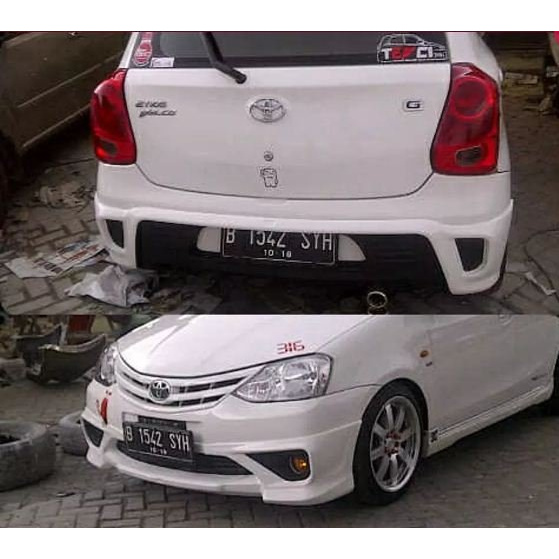 Jual BodyKit Etios Valco tampil lebih elegan PENGIRIMANYA MURAH BODY KIT BODIKIT | Shopee Indonesia